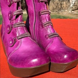 Jafa | Shoes | Jafa 67 Berry Button Boot Size 37 | Poshmark